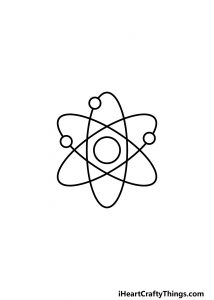 Atom Drawing - How To Draw An Atom Step By Step