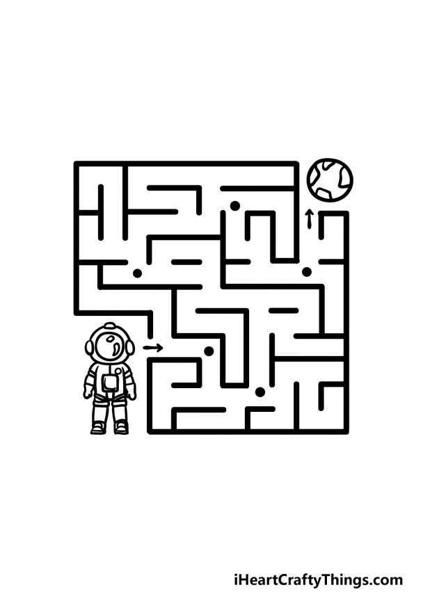 Maze Drawing - How To Draw A Maze Step By Step