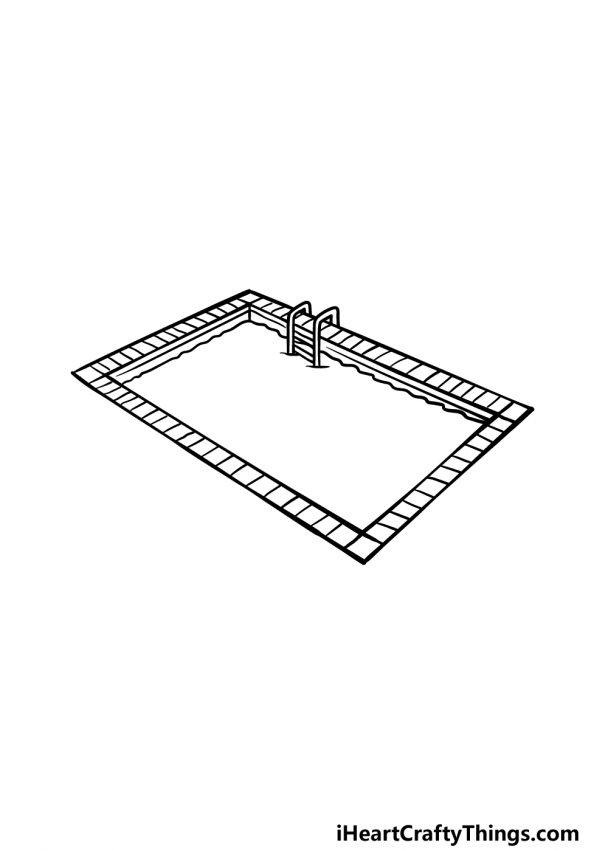 Pool Drawing - How To Draw A Pool Step By Step