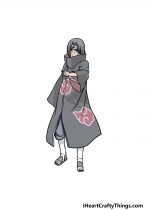 Itachi Drawing - How To Draw Itachi Step By Step