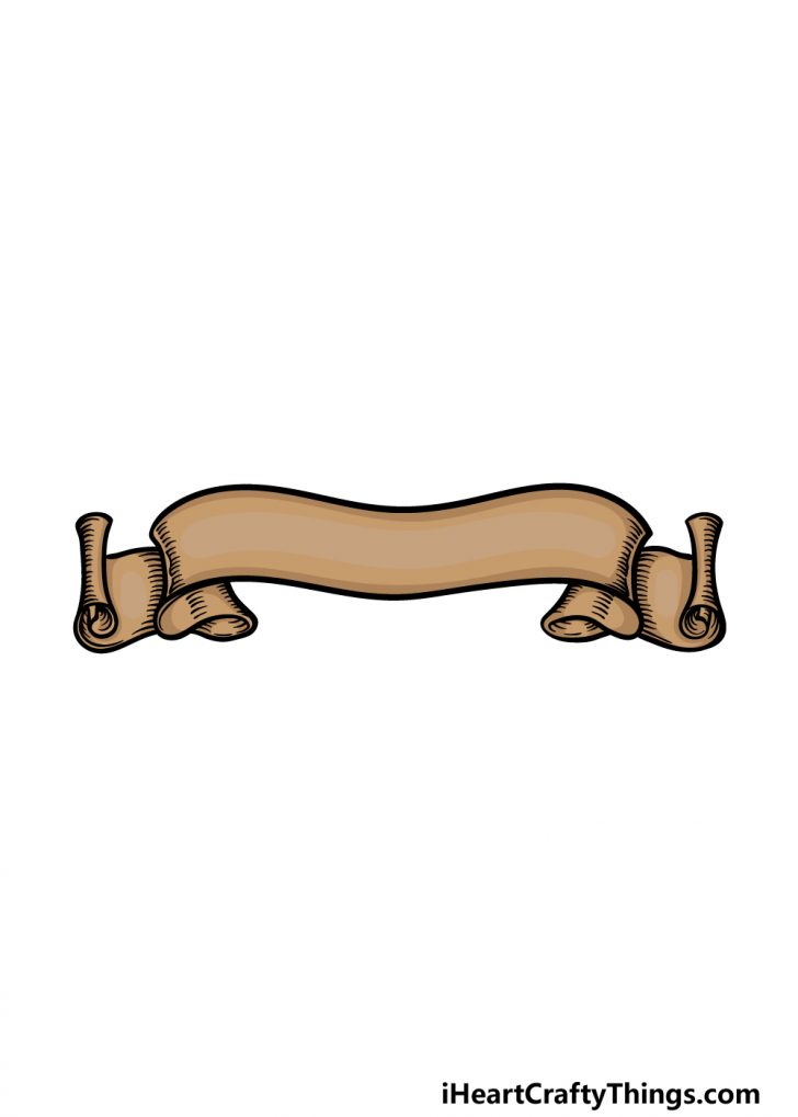 Banner Drawing - How To Draw A Banner Step By Step