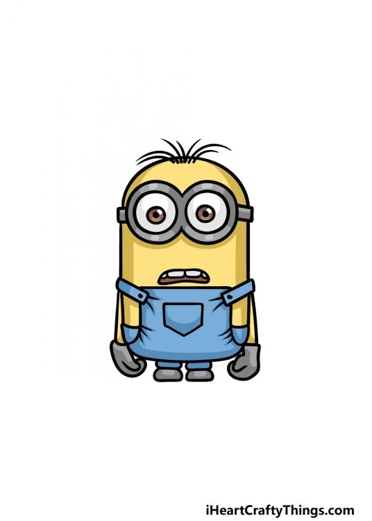 Minion Drawing - How To Draw A Minion Step By Step