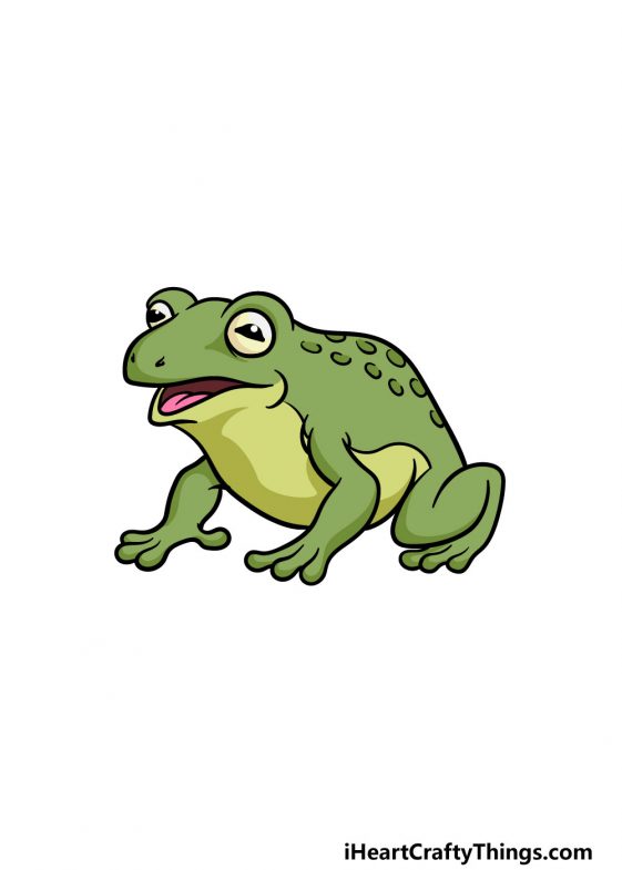 Toad Drawing - How To Draw A Toad Step By Step