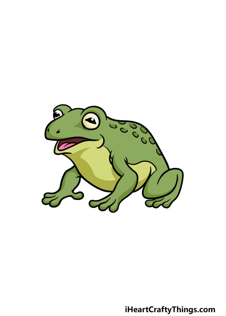 Toad Drawing - How To Draw A Toad Step By Step