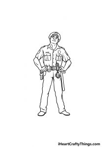 Police Officer Drawing - How To Draw A Police Officer Step By Step