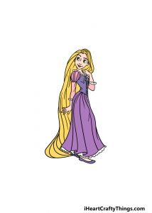 Rapunzel Drawing - How To Draw Rapunzel Step By Step