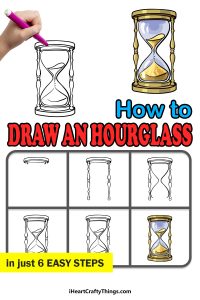 Hourglass Drawing - How To Draw An Hourglass Step By Step