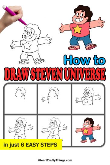 Steven Universe Drawing - How To Draw Steven Universe Step By Step