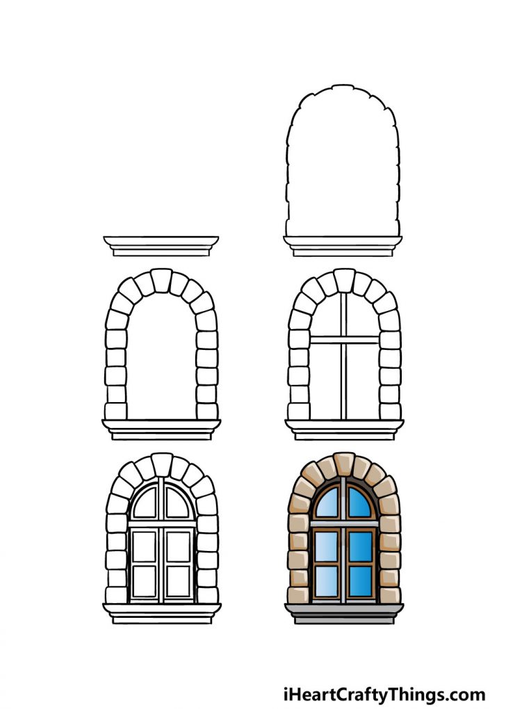 Window Drawing - How To Draw A Window Step By Step