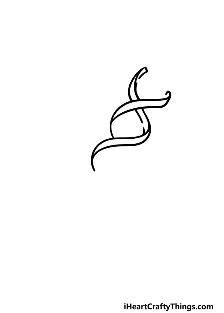 DNA Drawing - How To Draw DNA Step By Step