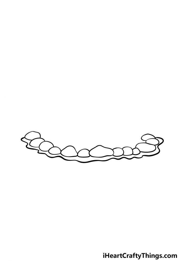 Pond Drawing - How To Draw A Pond Step By Step