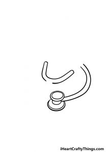 Stethoscope Drawing - How To Draw A Stethoscope Step By Step