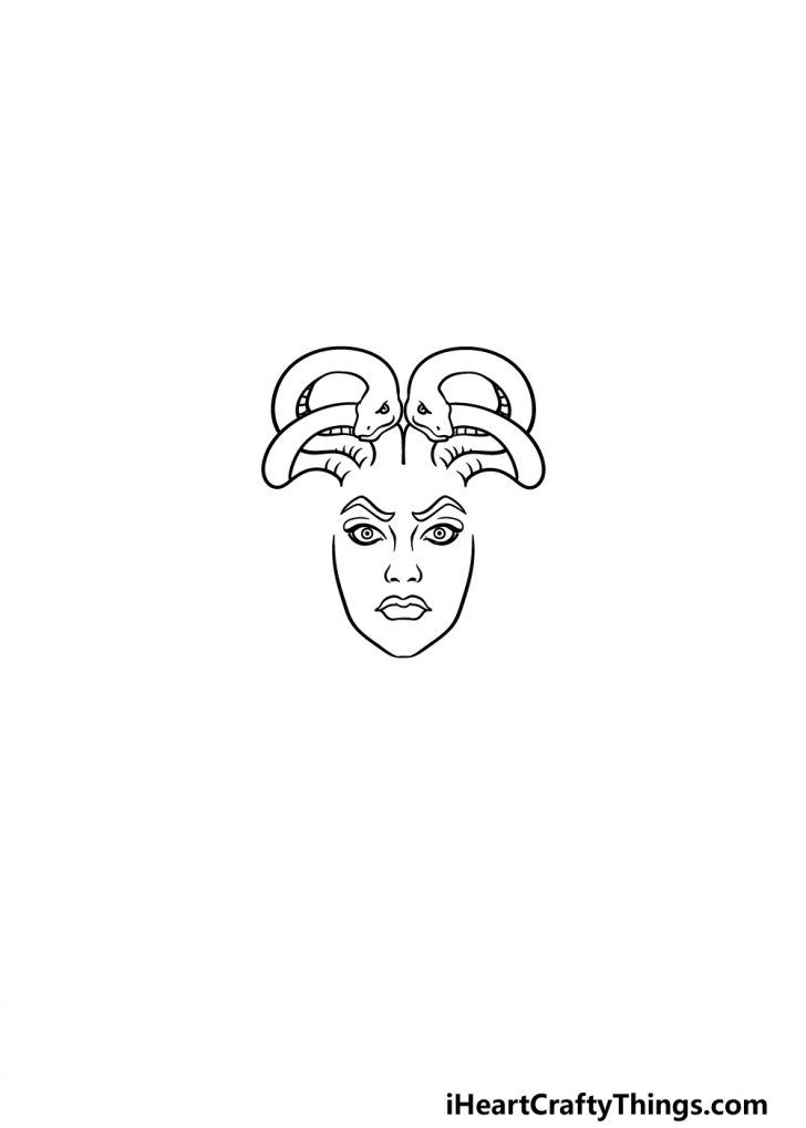 Medusa Drawing - How To Draw Medusa Step By Step