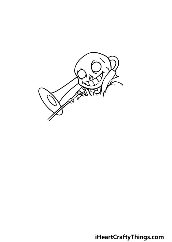 Sans Drawing - How To Draw Sans Step By Step