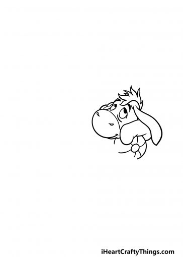 Eeyore Drawing - How To Draw Eeyore Step By Step