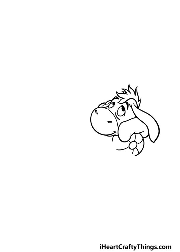 Eeyore Drawing - How To Draw Eeyore Step By Step