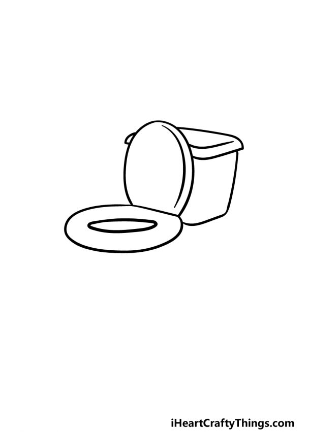 Toilet Drawing - How To Draw A Toilet Step By Step
