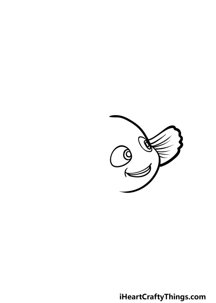Nemo Drawing - How To Draw Nemo Step By Step