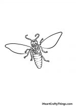 Firefly Drawing - How To Draw A Firefly Step By Step