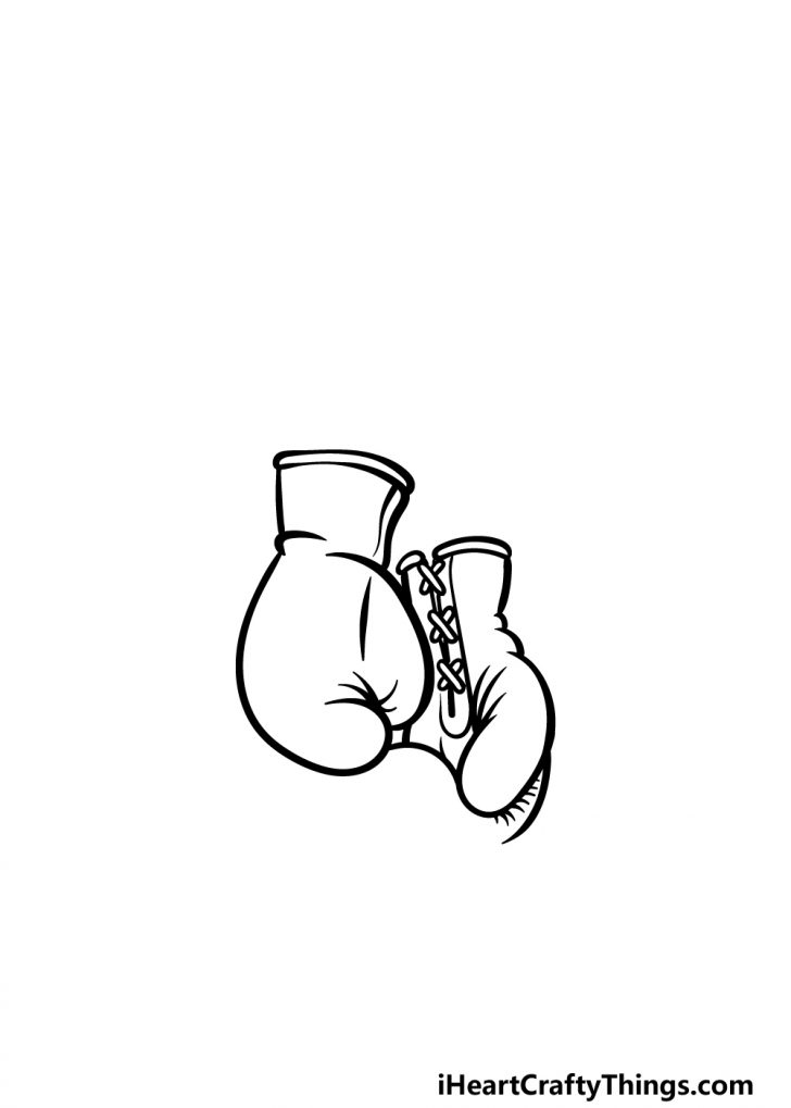 Boxing Gloves Drawing - How To Draw Boxing Gloves Step By Step