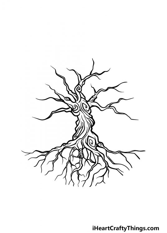 Tree Of Life Drawing - How To Draw The Tree Of Life Step By Step