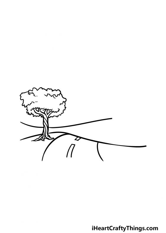 Road Drawing - How To Draw A Road Step By Step