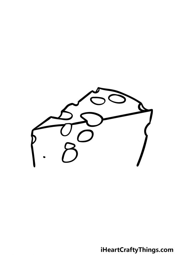Cheese Drawing - How To Draw Cheese Step By Step