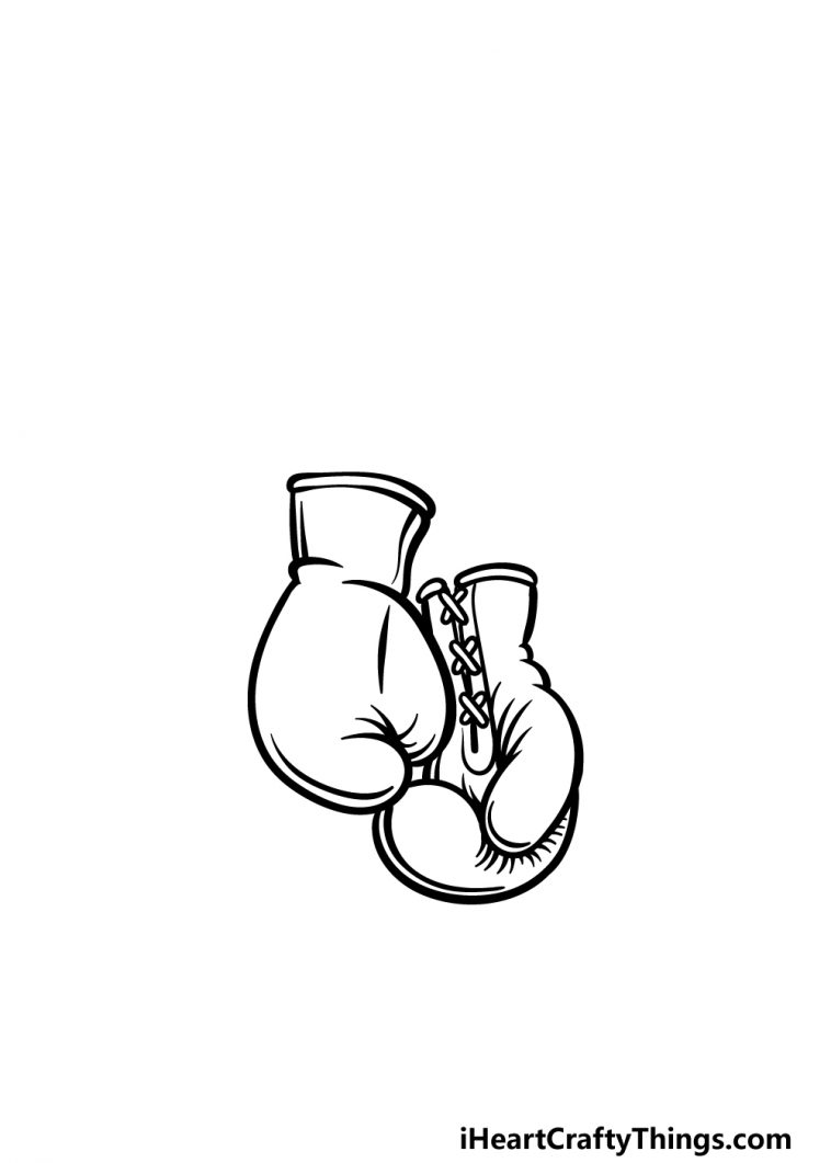 Boxing Gloves Drawing - How To Draw Boxing Gloves Step By Step