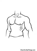 Abs Drawing - How To Draw Abs Step By Step