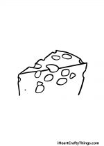 Cheese Drawing - How To Draw Cheese Step By Step