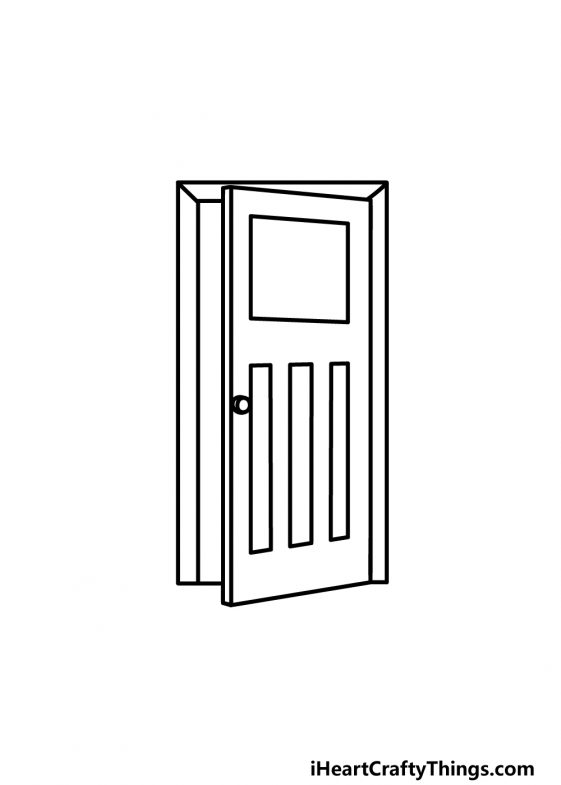 Drawing of a Chamber Door Easy to Copy Drawing of a Chamber Door ...