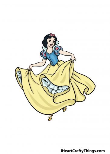 Snow White Drawing - How To Draw Snow White Step By Step