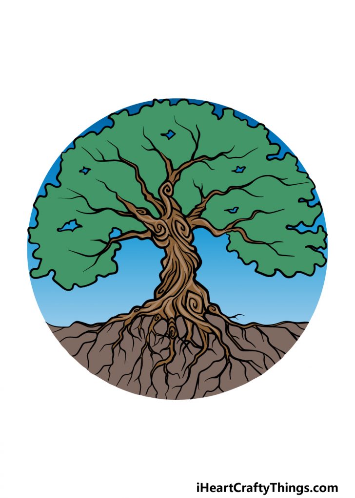 Tree Of Life Drawing - How To Draw The Tree Of Life Step By Step