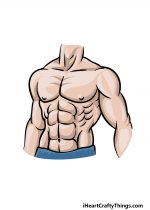 Abs Drawing - How To Draw Abs Step By Step
