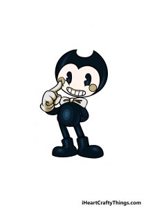 Bendy Drawing - How To Draw Bendy Step By Step