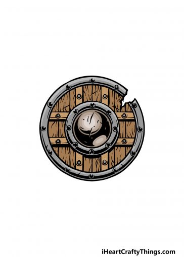 Shield Drawing - How To Draw A Shield Step By Step