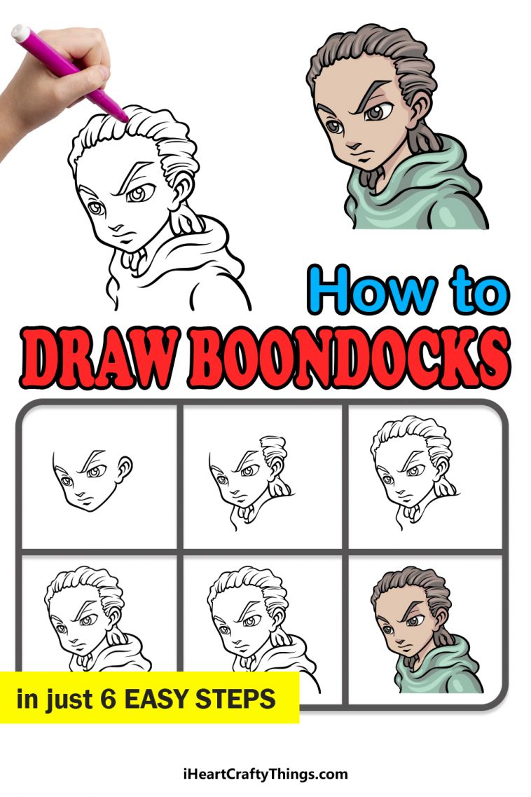 Boondocks Drawing - How To Draw Boondocks Step By Step