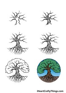 Tree Of Life Drawing - How To Draw The Tree Of Life Step By Step