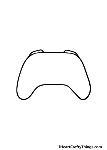 Xbox Controller Drawing - How To Draw An Xbox Controller Step By Step