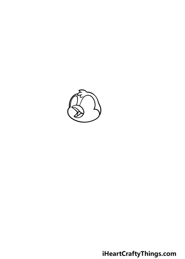 Cartoon Bird Drawing - How To Draw A Cartoon Bird Step By Step