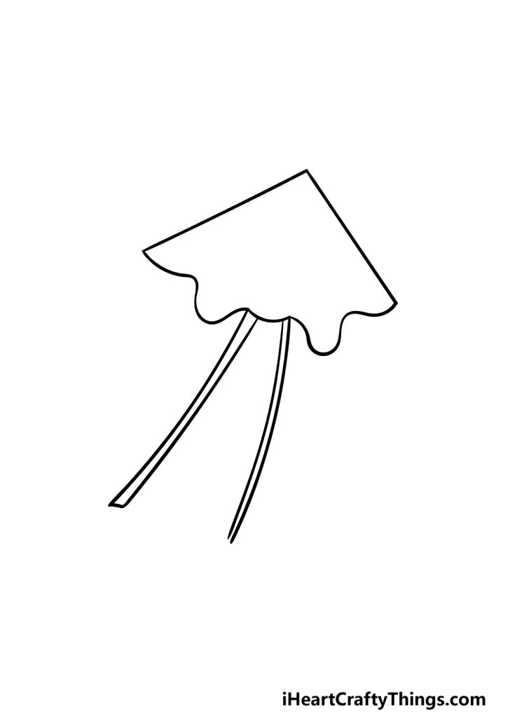 Kite Drawing - How To Draw A Kite Step By Step