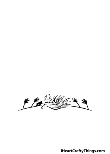 Hurricane Drawing - How To Draw A Hurricane Step By Step