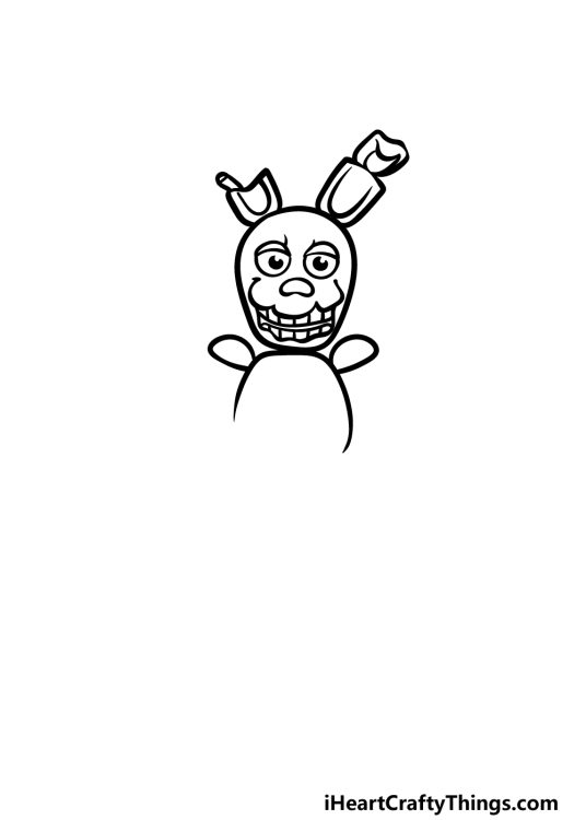 Springtrap Drawing - How To Draw Springtrap Step By Step