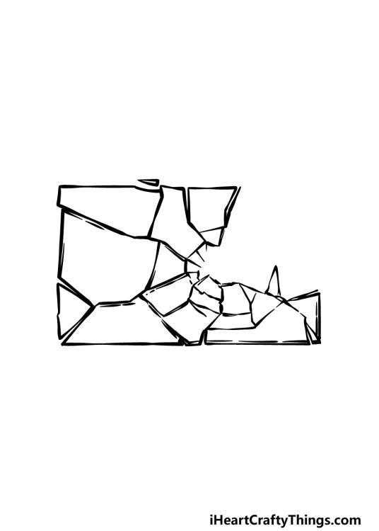 Broken Glass Drawing - How To Draw Broken Glass Step By Step