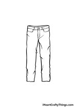 Pants Drawing - How To Draw Pants Step By Step