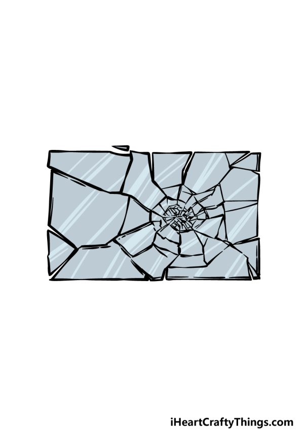 Broken Glass Drawing - How To Draw Broken Glass Step By Step