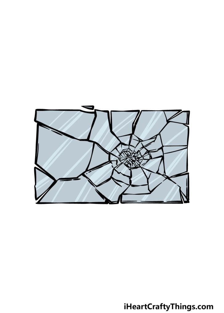 Broken Glass Drawing - How To Draw Broken Glass Step By Step