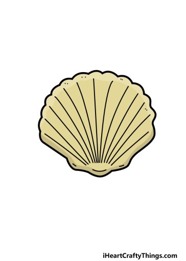 Shell Drawing - How To Draw A Shell Step By Step