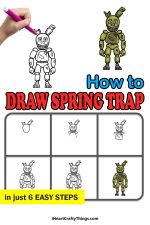 Springtrap Drawing - How To Draw Springtrap Step By Step