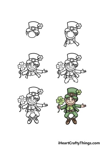 St. Patricks Day Drawing - How To Draw St. Patrick’s Day Step By Step